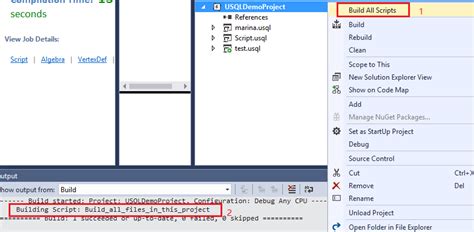 Azure Pipelines Usql Msbuild Composite Build Output Stack Overflow