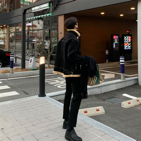 棉衣男款潮流ins宽松立领潮牌麂皮绒羊羔毛皮毛一体机车棉服外套 阿里巴巴