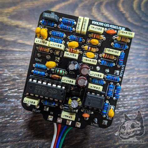 Echoes Wampler Faux Analog Echo Clone Pcb Five Cats Pedals