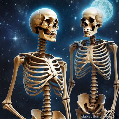 Skeleton Art Stable Diffusion Online