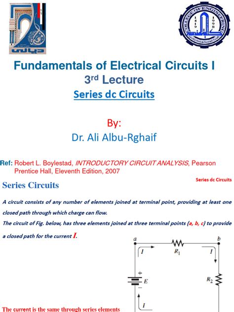 3 Series Dc Circuits Download Free Pdf Electrical Network Series