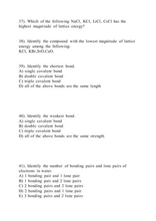Block 3 Training Exercises Draw The Lewis Struct PDF