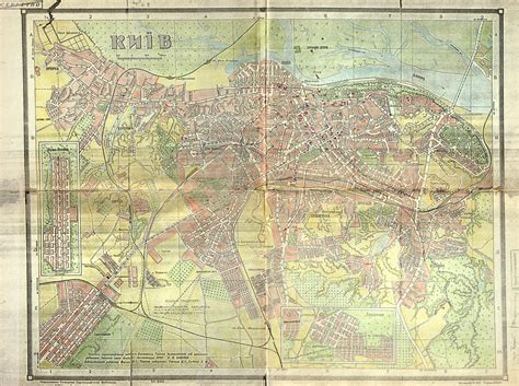 Исторические карты Украины Киева других городов