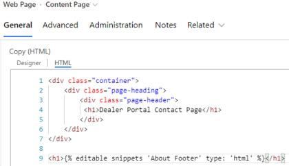 Add Content Snippets To Web Forms In Microsoft Power Pages Encore