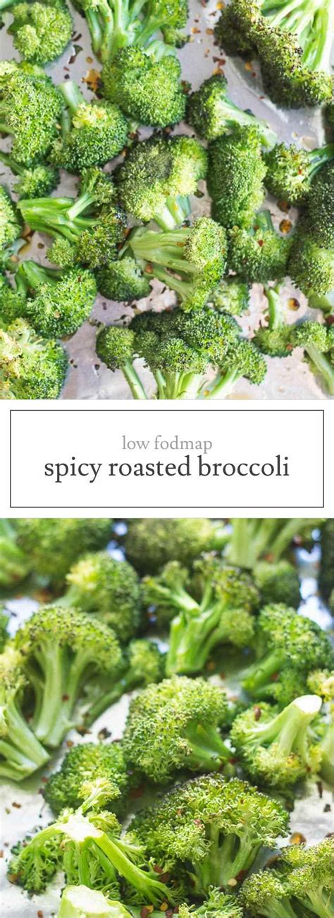 Low Fodmap Spicy Roasted Broccoli Recipe