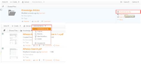 Alfresco Alfresco 42 New Features