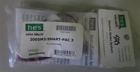 Hes Assa Abloy 2005m3 Smart Pac 3 Electric Strike System