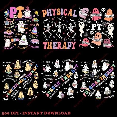 Halloween Ghost Therapy Png Bundle Occupational Therapy Png Speech