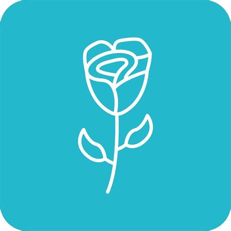Premium Vector Rose Icon