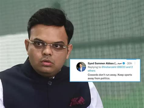 Bcci Accidently Likes Pakistan Journalists Tweet Slamming Jay Shah