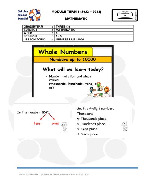 Bud Primary Teacher Mathematic Module Week 1 4 Y3 Term 1 2022 2023 1 16