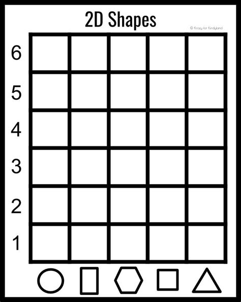 Kindergarten Arts And Crafts Math Activity Hexagon Shape Counting Graphing