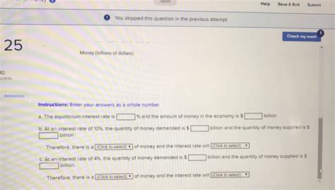 Solved Exercises For Money Saved Help Seveand Exit Submit 9