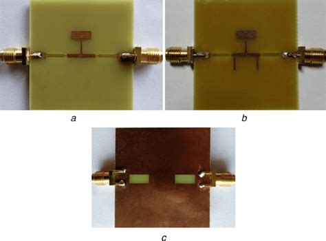 Fabricated Prototypes Of The Bpf A Top‐view Of Uwb Filter B