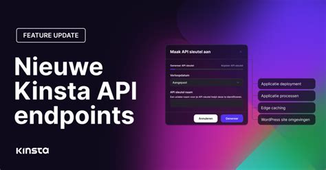Introductie Nieuwe Kinsta Api Endpoints Crud Omgeving Edge Caching Deployment Applicatie