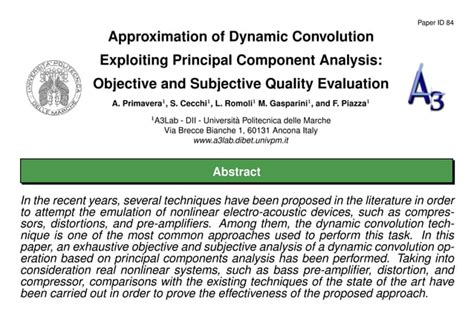 Approximation Of Dynamic Convolution Exploiting Principal Component