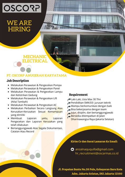 Anzalna Zaka On Linkedin Selamat Siang All Jobseekers Kami Sedang Open