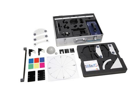 Demo Advanced Physics Set Optics Incl Halogen Lamp With Magnetic Base Phywe