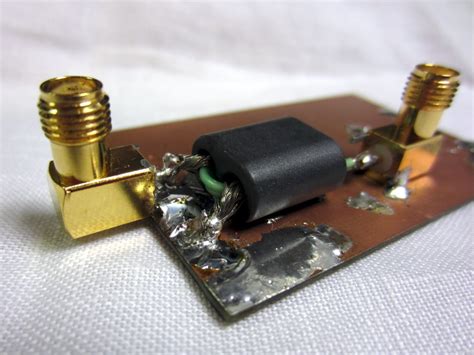 Some measurements on ferrite transformers