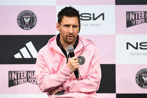 『インテル・マイアミ』の来日会見、欠席相次ぐメッシが単独で登場 厳しい質問に真摯に回答 Encount