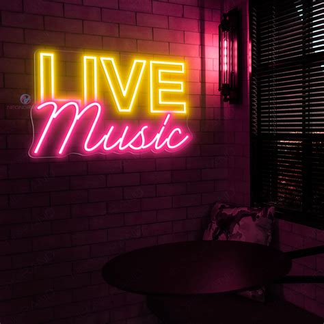 Live Music Neon Sign Party Led Light Neongrand