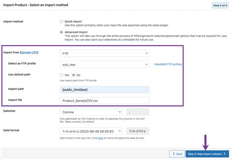 Create Ftp Profiles For Woocommerce Import And Export Documentation