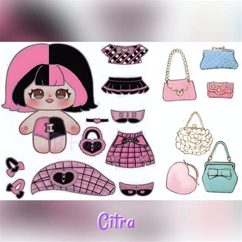 Jual Paper Doll Boneka Kertas Viral Shopee Indonesia