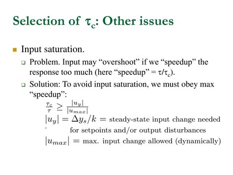 ppt simc tuning rules for step response analysis quiz powerpoint