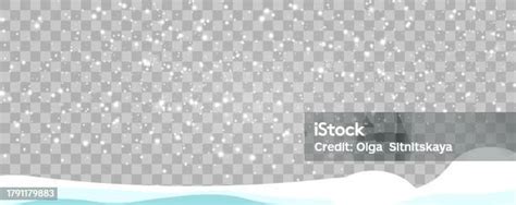 투명 한 배경에 날아 다니는 눈의 벡터 그림입니다 강설이나 눈보라의 자연 현상 겨울에 대한 스톡 벡터 아트 및 기타 이미지 겨울 배경 주제 투명 배경 Istock