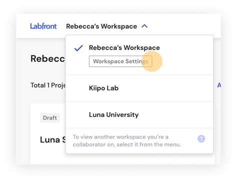 Switch Between Workspaces