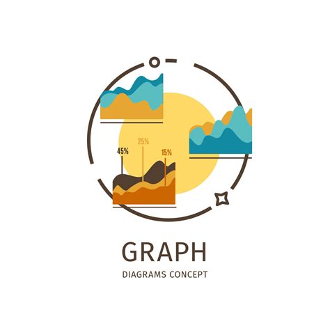 Diagrams Thin Line Icon Graph Concept Vector 17083221 Vector Art At Vecteezy
