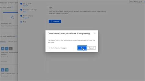 Salidas De Flujo De Interfaz De Usuario En Power Automate