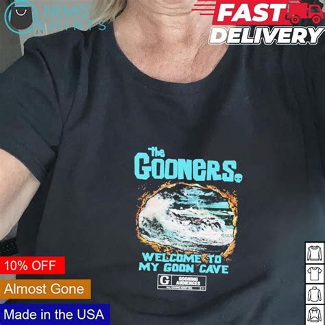 Official The Gooners Welcome To My Goon Cave Shirt By Nemo Clothing