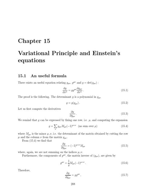 Variational Principle Pdf Differential Form Determinant