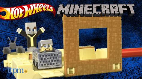 Hot Wheels Minecraft Golem Toss And The Evoker Trap From Mattel Youtube