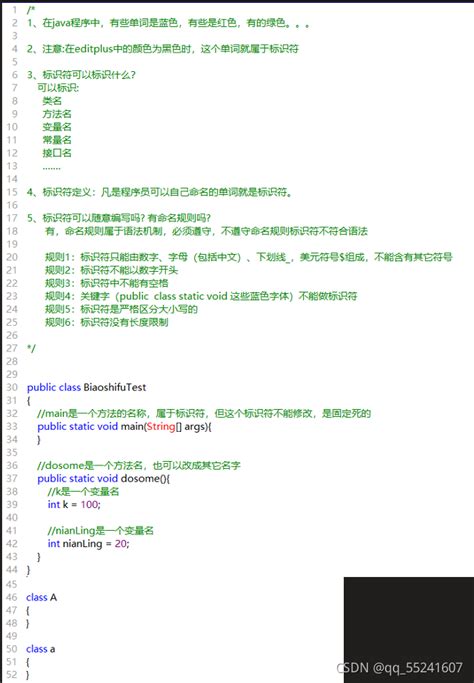 Java学习笔记：标识符与关键字 Csdn博客
