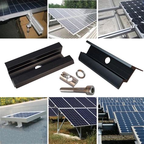 SOLAR PV Terminal Block End Middle Clamp Module MM Aluminium Profile PicClick UK