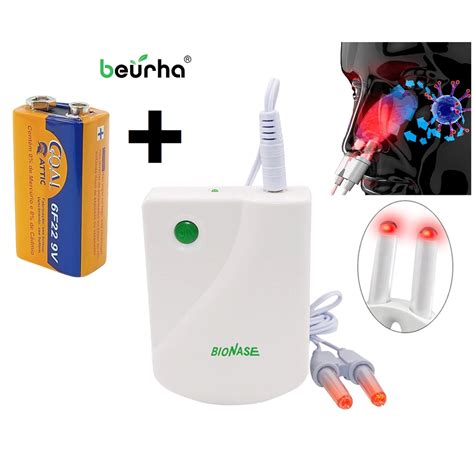 Aparelho Sinusite Alergia Nariz Rinite Cure Bionase Bateria 9v