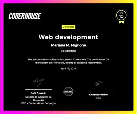 Mariana M Mignone On Linkedin Html Css Webdevelopment 10outof10