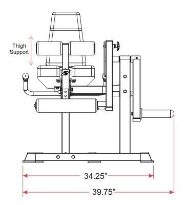 Leg Extension And Seated Leg Curl Machine Valor Fitness CC