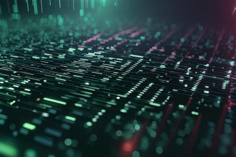 Premium Photo Matrix Style Digital Tech Tech Texture