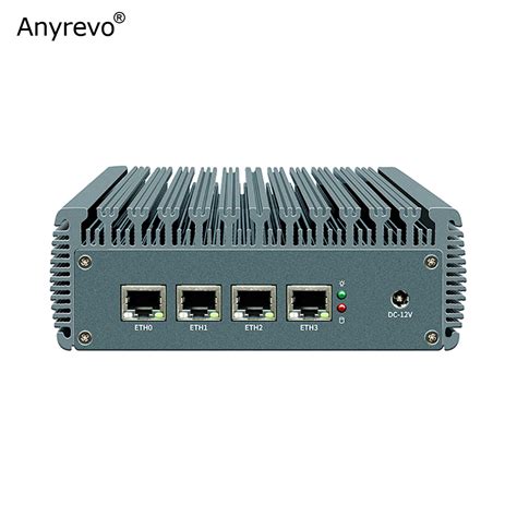 Fanless Soft Router Intel Celeron J3455 Quad Core Mini Pc With 4 Intel I211 At Gigabit Nics Vga