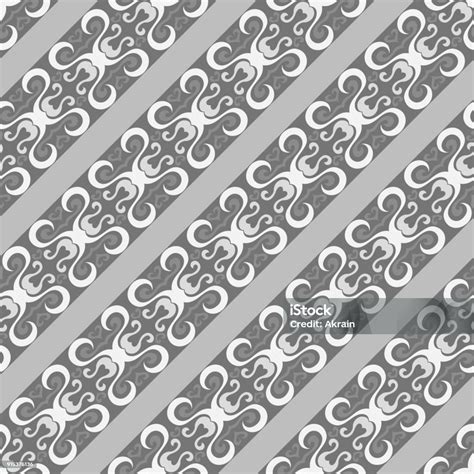 Abstract Seamless Pattern In A Classic Style Stock Illustration