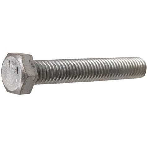 Everbilt Hex Head Cap Screw Zinc Plated Steel 2 1 2 In L 25 PK