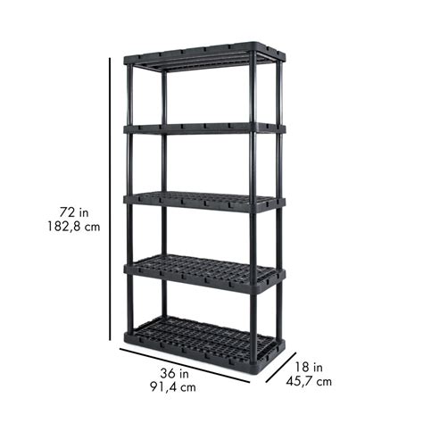 Knect 5 Shelf Heavy Duty Ventilated Maxit Knect A Shelf Logo