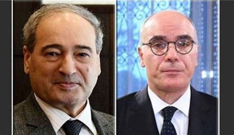 المقداد يبحث مع نظيره التونسي رفع مستوى العلاقات بين البلدين الديار