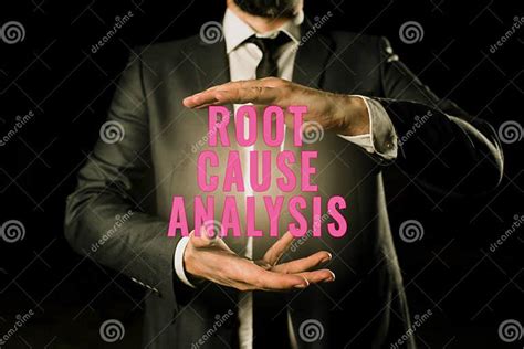 Conceptual Caption Root Cause Analysis Business Idea Method Of Problem Solving Identify Fault