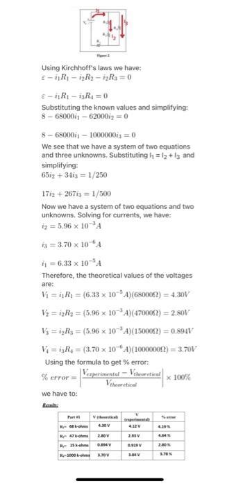 Solved Lab Kirchhoffs Laws Adapted From Obiect