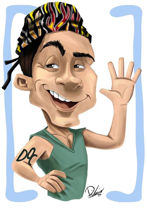 Robert Maschio In The Role Of Todd Caricature By Ribosio Scrubs