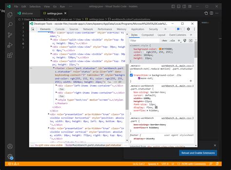 Statusbar Colors Do Not Match The Value Set By The Current Theme